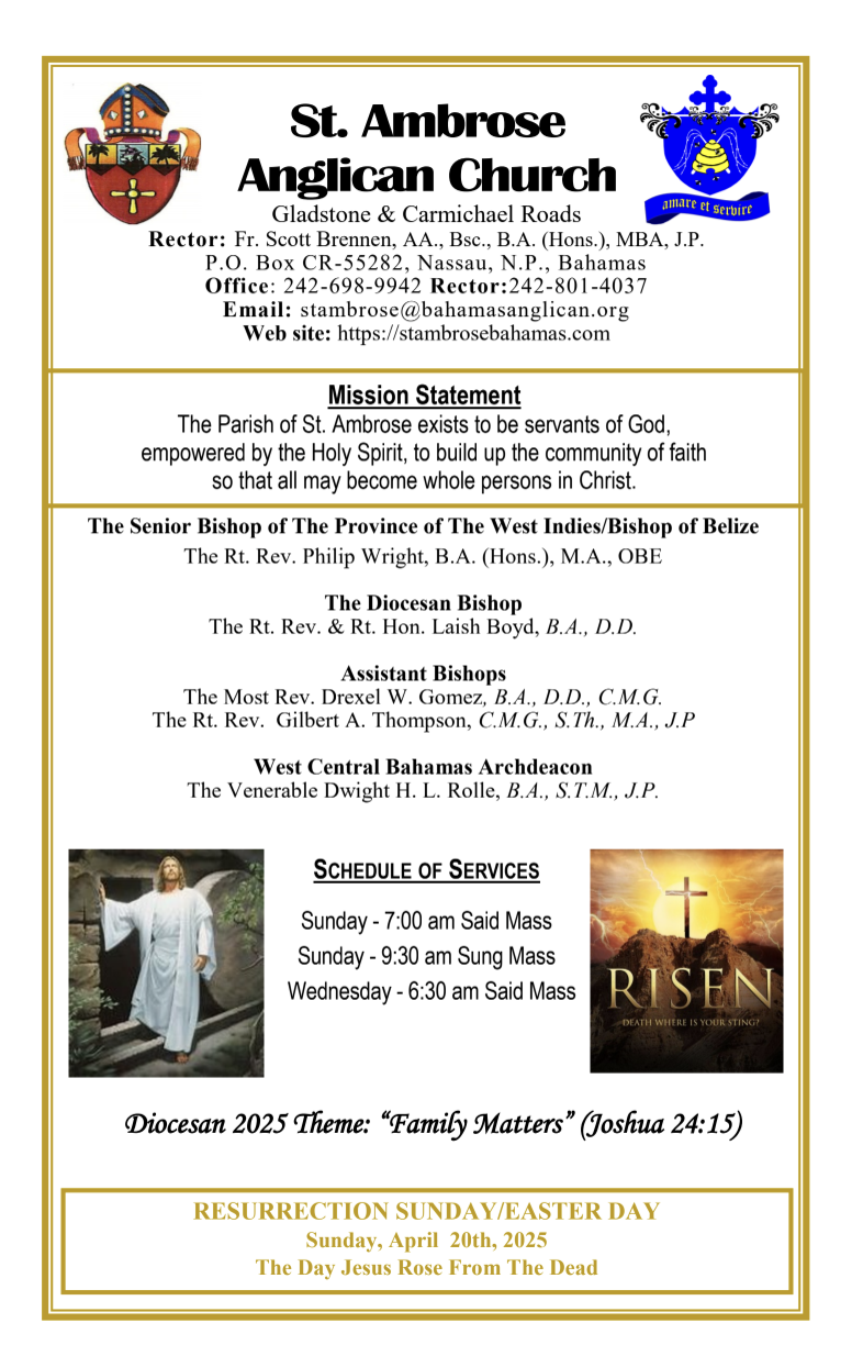 St. Ambrose Anglican Church – The Little Church with the Big Sting