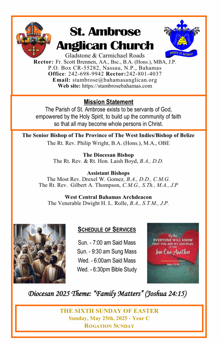 St. Ambrose Anglican Church – The Little Church with the Big Sting